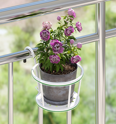 Подвесная подставка для цветов, стеллаж, перила, ограждение, подоконник, подвесная подставка для цветочных горшков