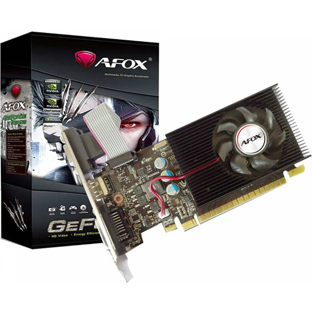 Видеокарта Afox GT730|| 4GB DDR3 128bit VGA DVI HDMI 1FAN LP RTL (780889) уц-3-16