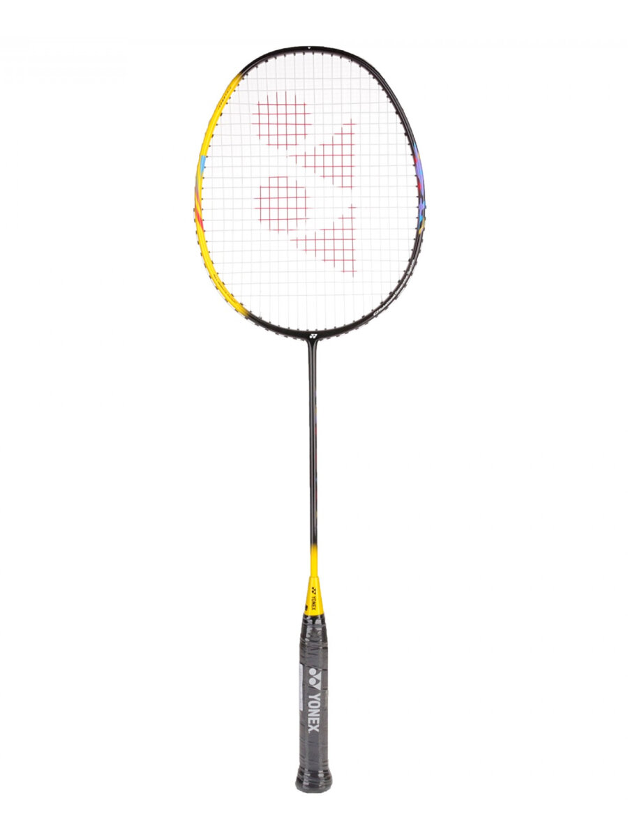 Ракетка для бадминтона Yonex Astrox 01 Feel с натяжкой, Black/Yellow, 4U/5G
