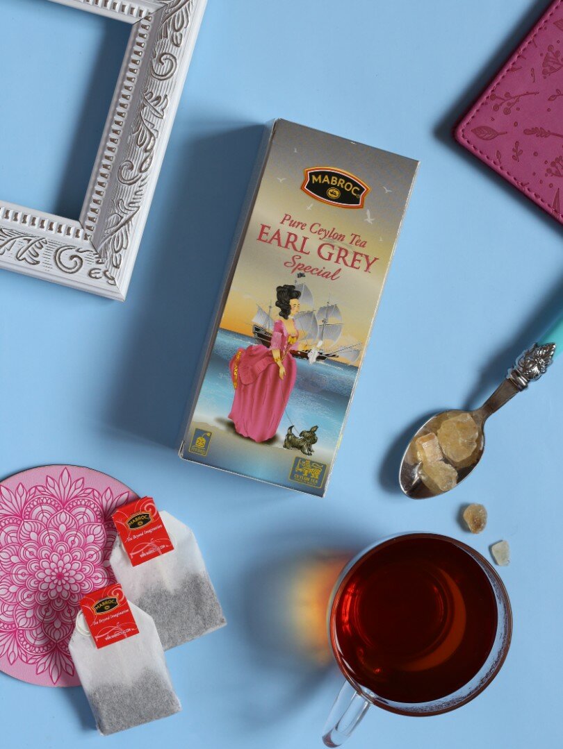Чай чёрный пакетированный ТМ "Маброк" - Эрл Грей особый, 25 пак, 50 гр, Шри-Ланка