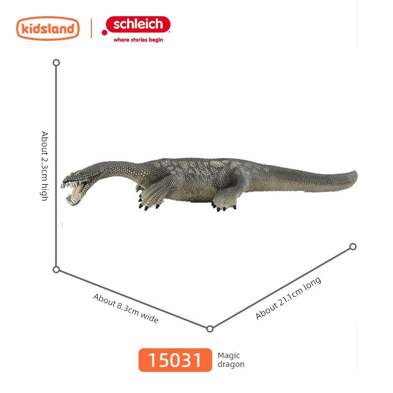 Модель древнего моря Schleich: Фигурка плезиозавра для детей, подлинная мягкая игрушка с образовательной направленностью