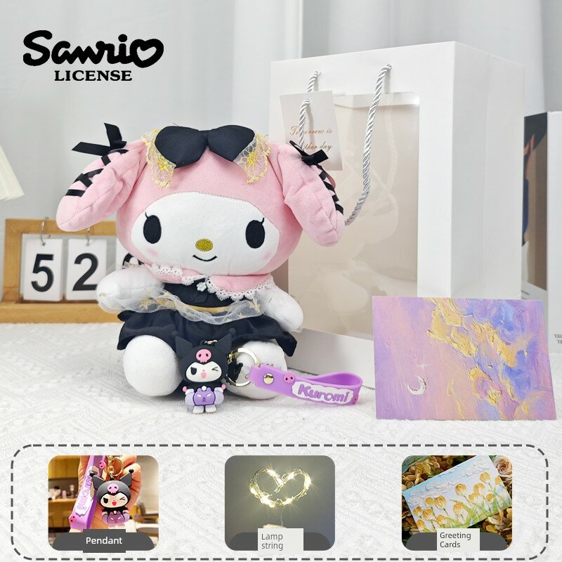 Аутентичная кукла Sanrio Melody, милая плюшевая игрушка, подушка для куклы, подарок на день рождения для лучшего друга
