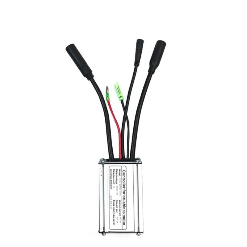 (1 шт.) Контроллер 36/48V, 15A, 6-транзисторный, с влагозащищенным разъемом