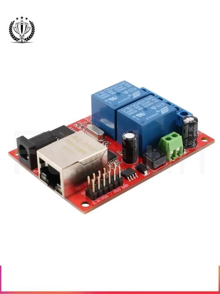 GM LAN Двухсторонняя релейная плата Ethernet Переключатель задержки Модуль контроллера /UDP Веб-сервер