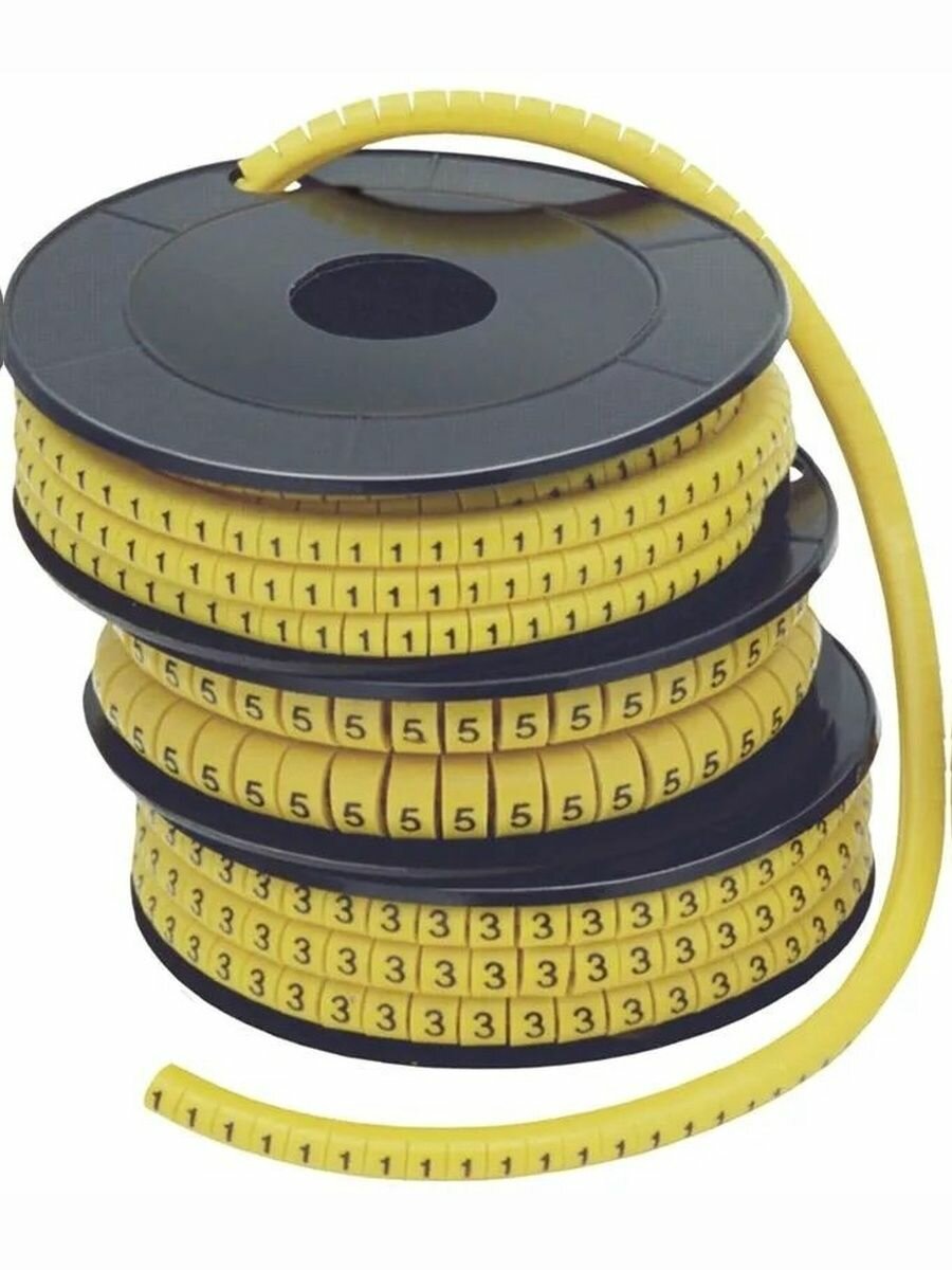 Маркер каб. МК1-2.5мм "N" 1000шт/ролл IEK UMK10-N