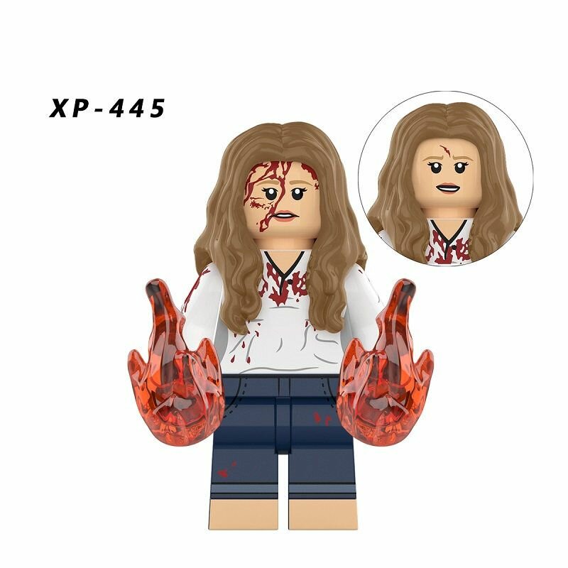 "Марвел Верховный Стрэндж" , Фигурка Marvel , Серия Супергерой, Алая Ведьма совместим с лего