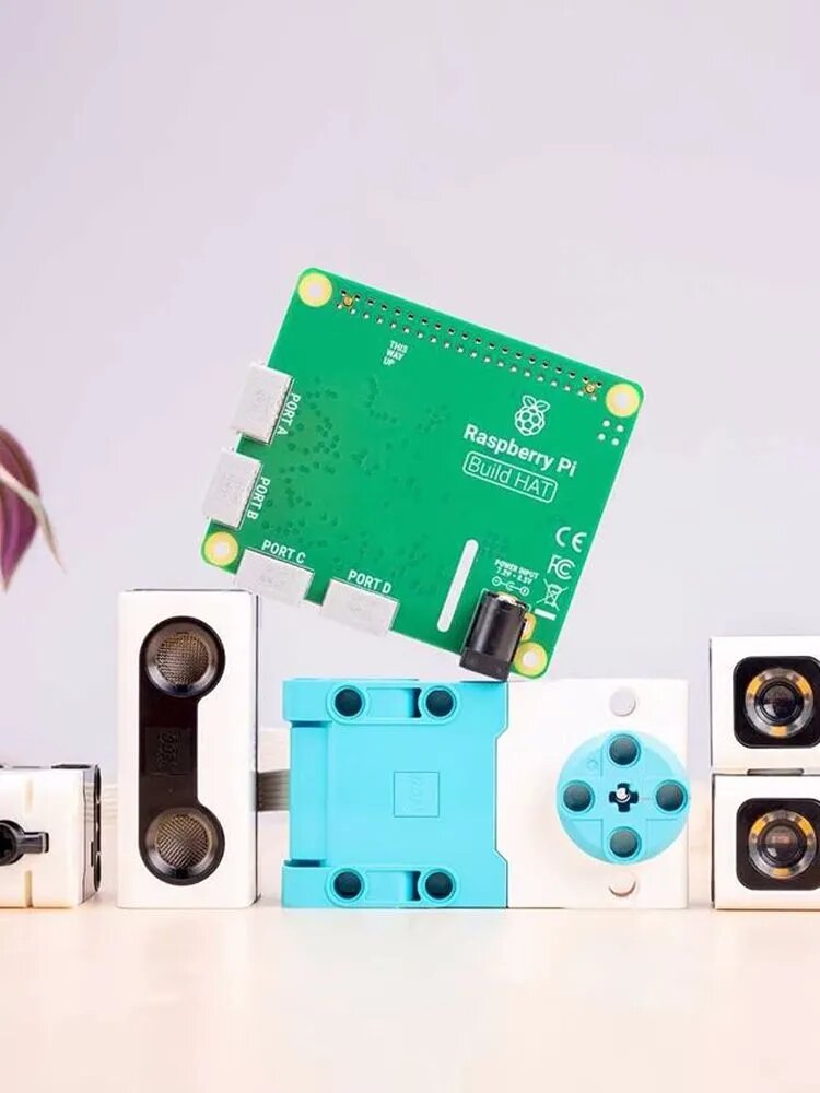 Raspberry Pi Build HAT USB-концентратор с RP2040 microcontroller chip Зеленый — фото 1