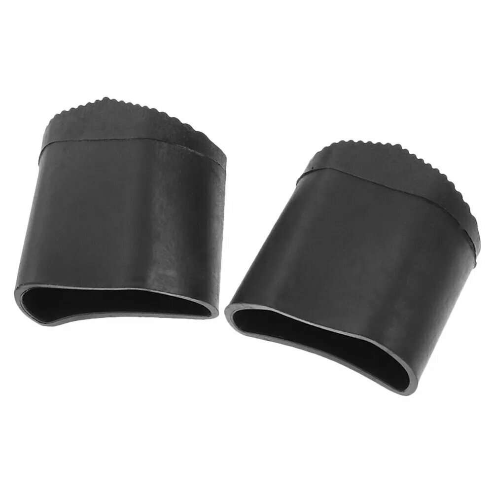 Силиконовые чёрные накладки на ножки стремянки для защиты поверхности и устойчивости, комплект из 2 штук