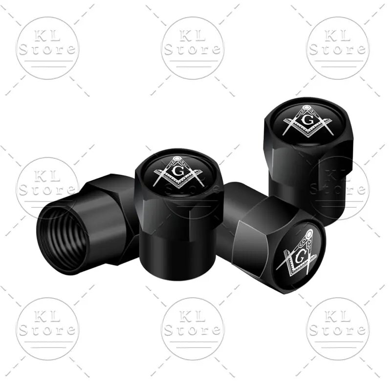 4 шт, колпачки на клапаны автомобильных шин B