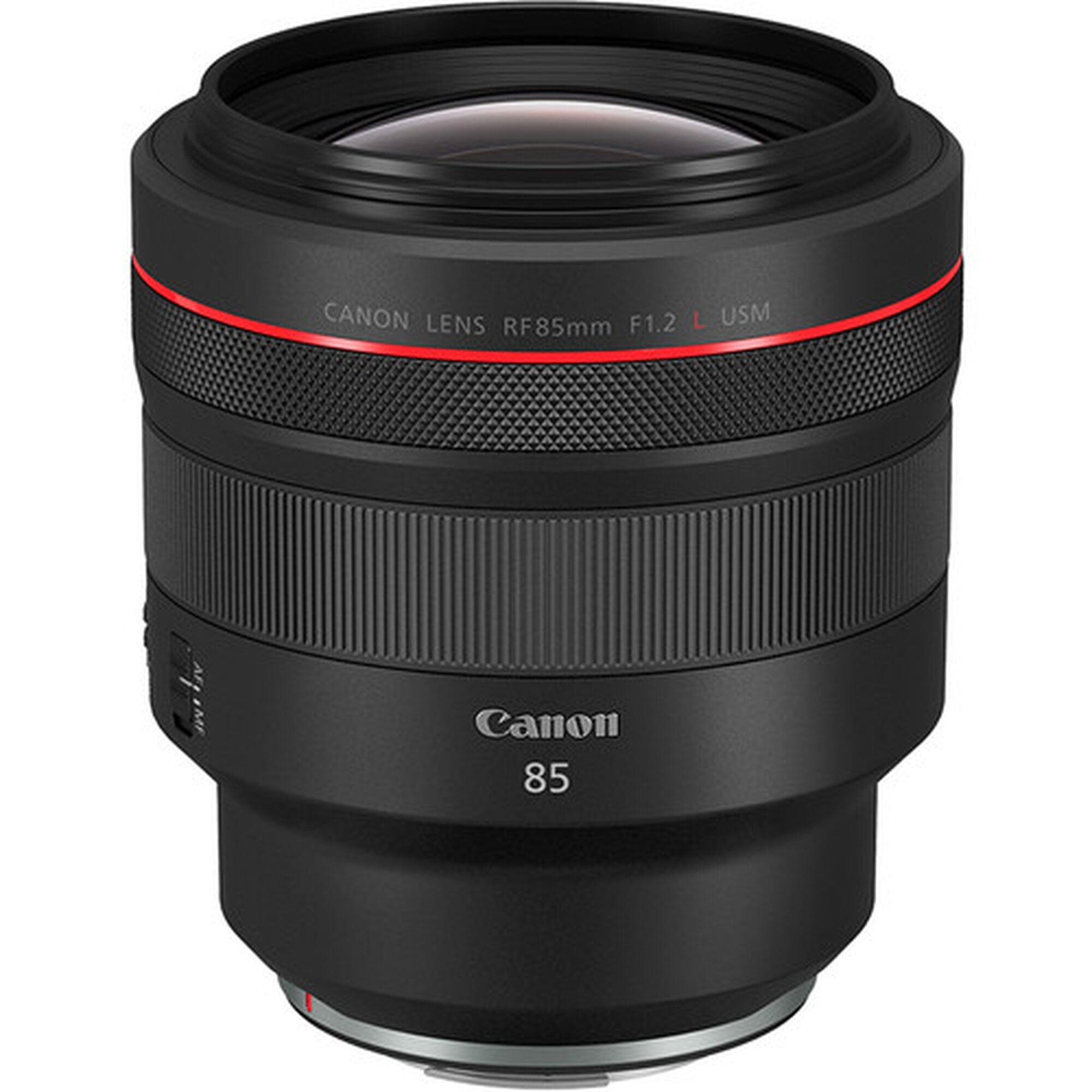 Объектив Canon RF 85mm F1.2 L, автофокус, бленда, пластик, черный