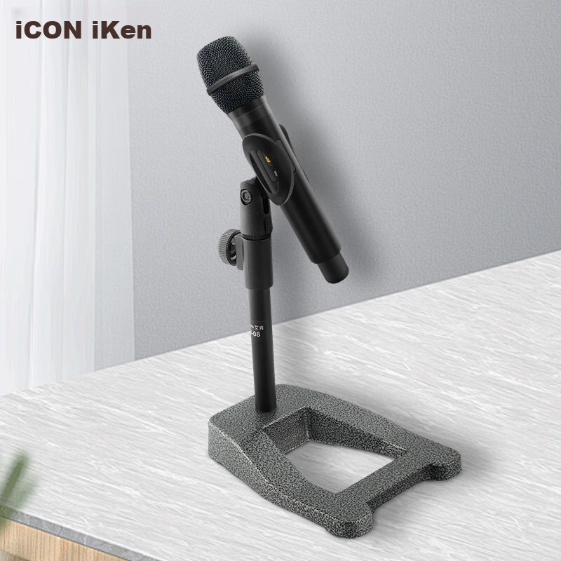 Aike MB-08 Reinforced Desktop Microphone Stand, Desktop Stand, Handheld Microphone Stand