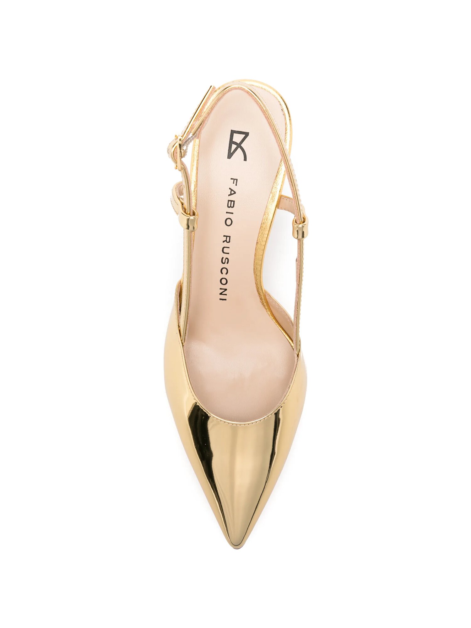 Туфли Fabio Rusconi Pointed-toe slingback pumps, размер 38, gold — фото 1
