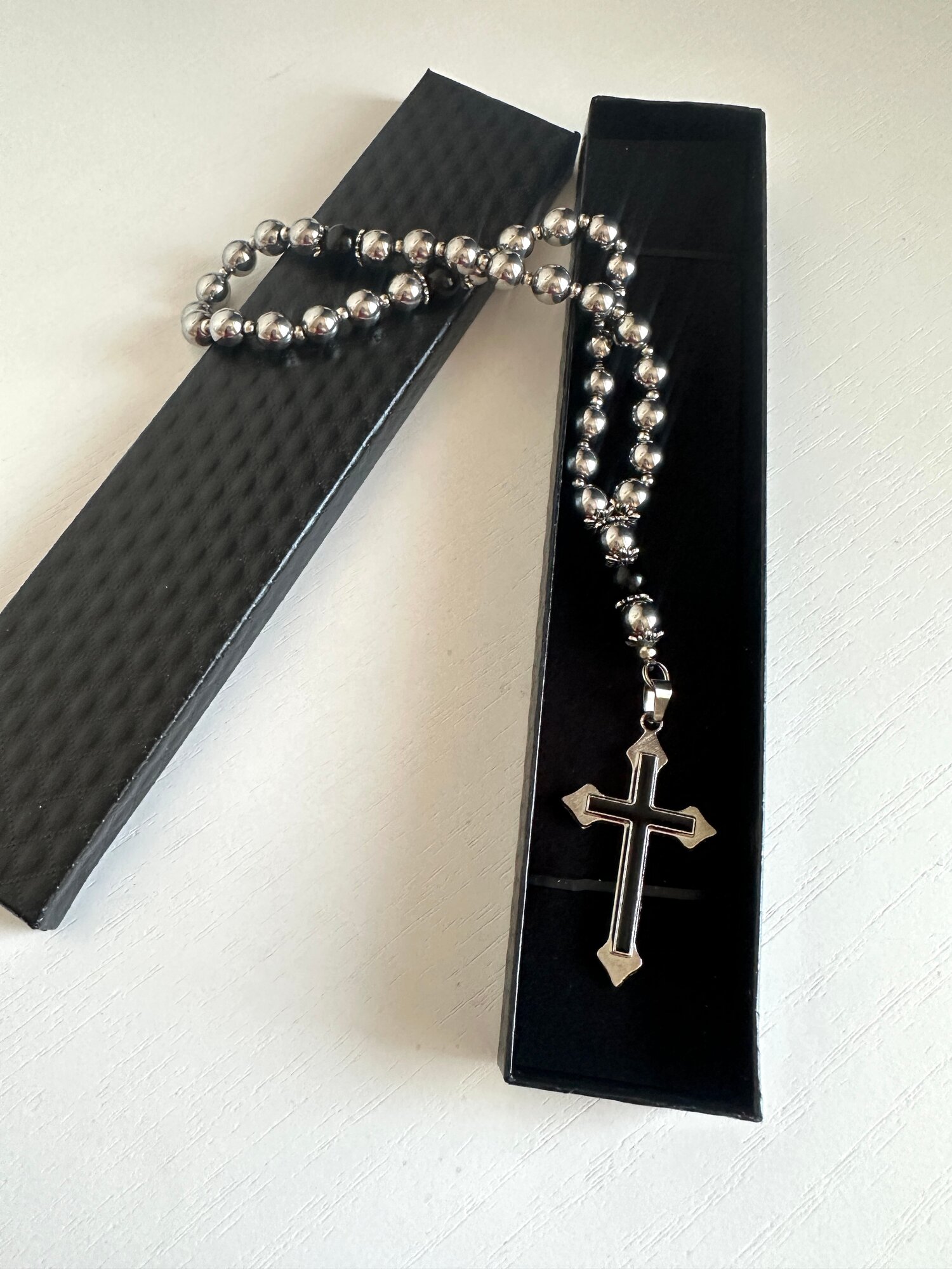 Чётки, агат, гематит