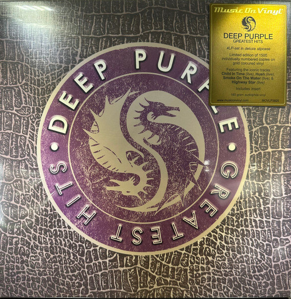 Deep Purple. Greatest Hits (виниловая пластинка) 4LP