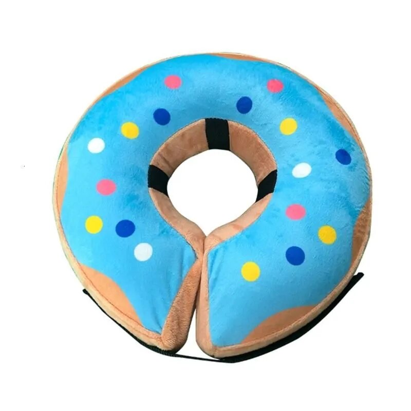 Надувной защитный воротник для собак и кошек, Sky Blue - XL