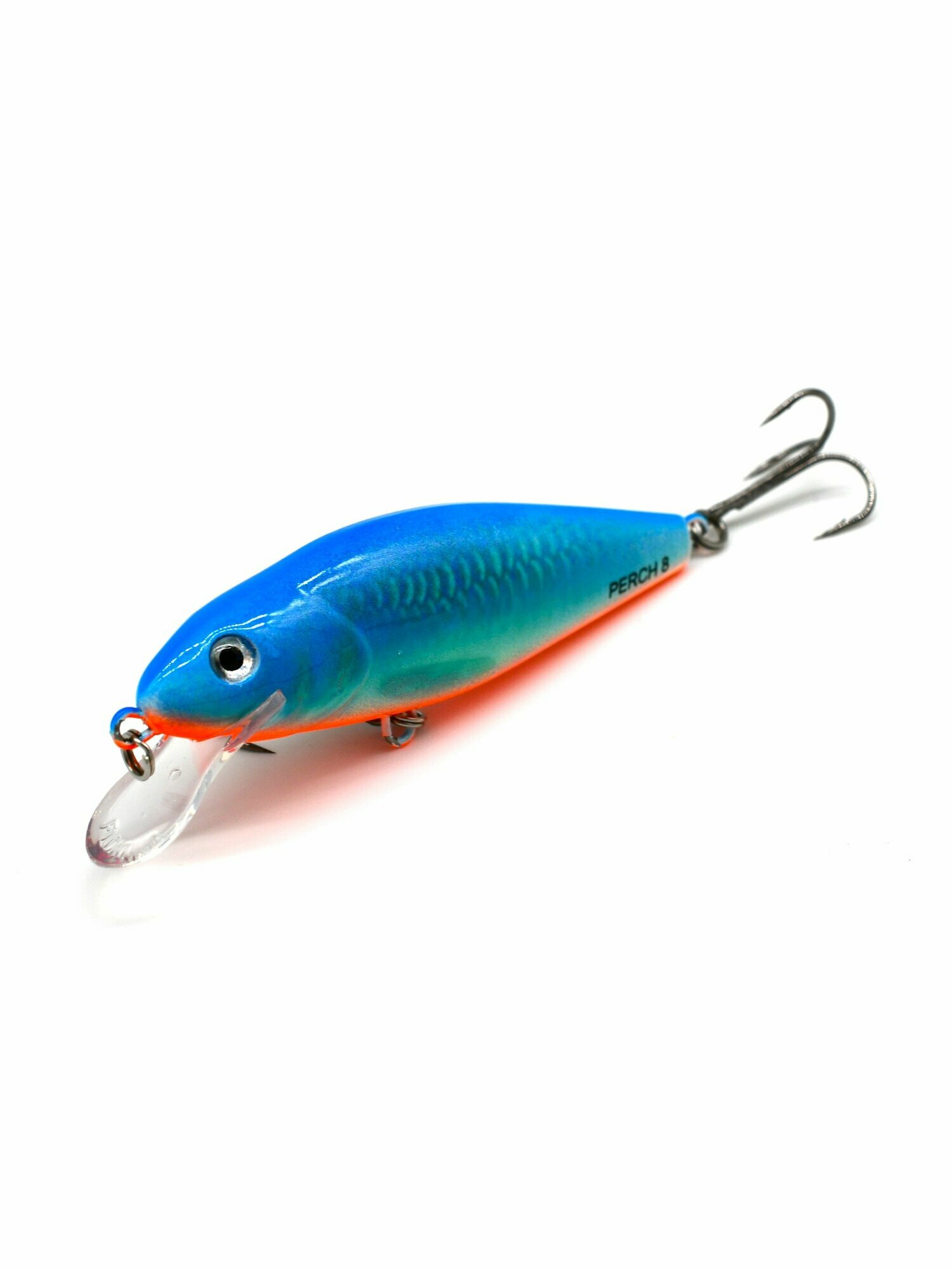 Воблер для троллинга Salmo Perch 80(F), на щуку; окуня; судака