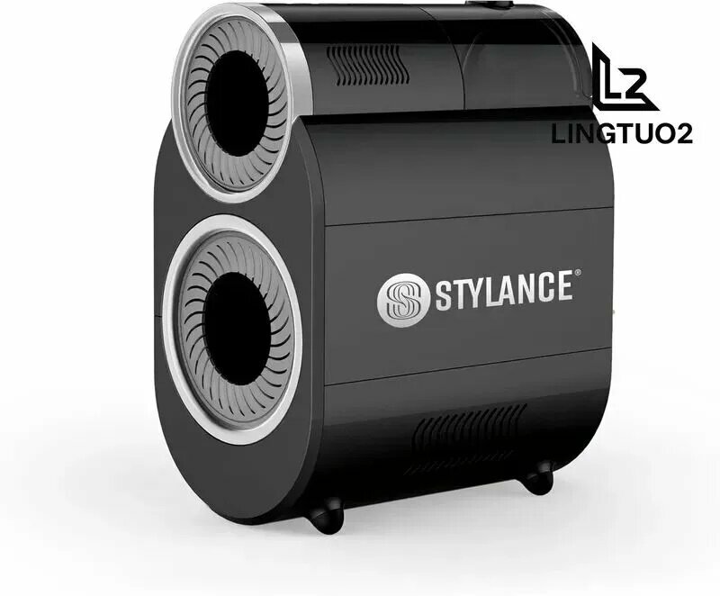 Оригинал STYLANCE гарантия! Apta instrumenta salon purgatio, ieiunium electricum rotundum penicillo mundius, professionalis purgatio penicillo, remove pulverem capillorum, domum et usum salon, nigrum