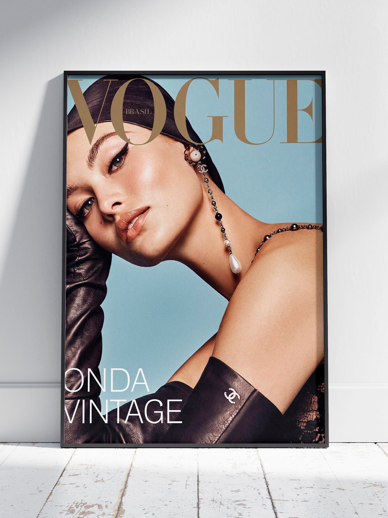 Плакат на стену для интерьера Грейс Элизабет (Grace Elizabeth 3) - Постер по модели, бренду и моде формата A4 (21x30 см)