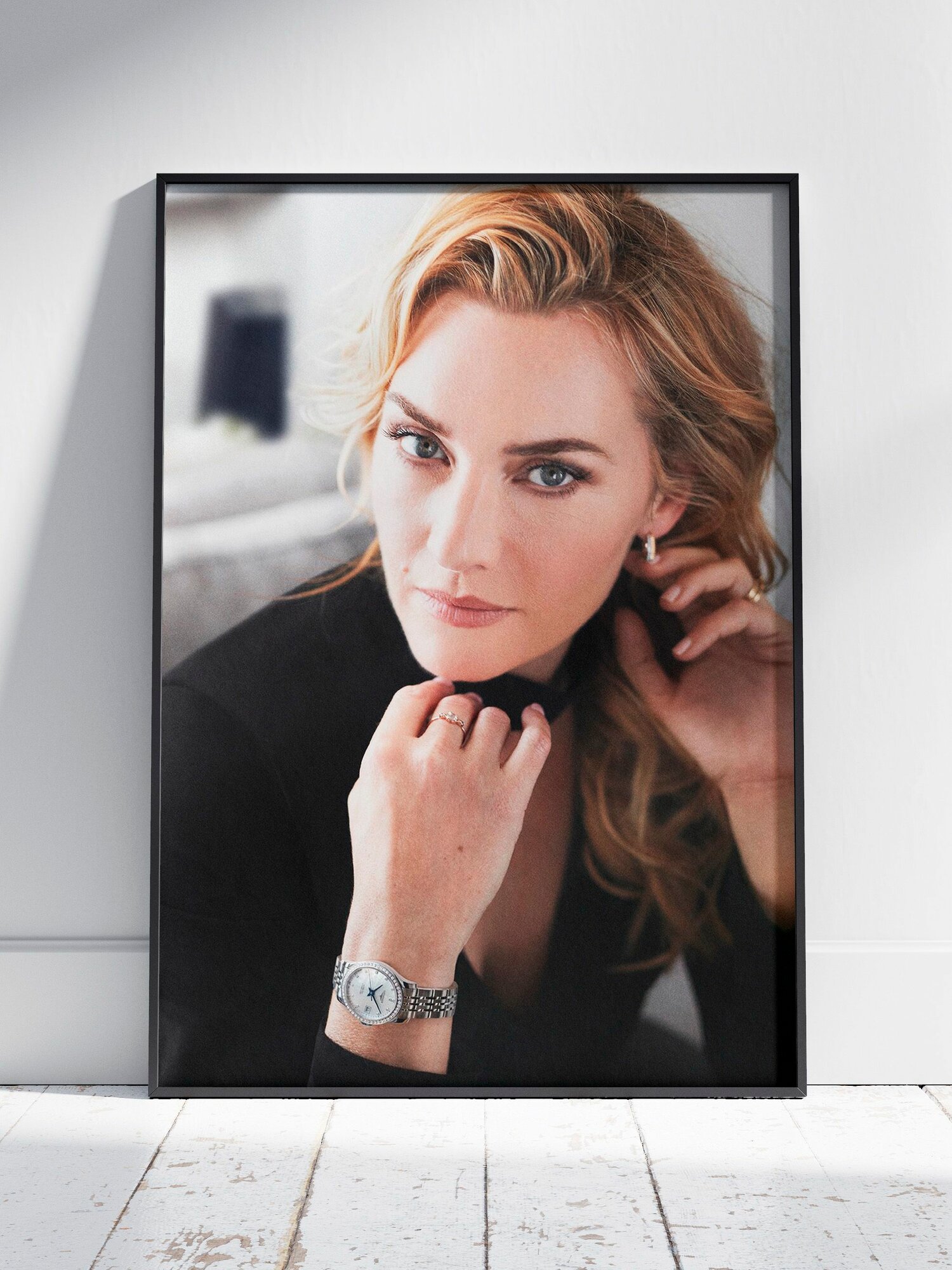 Плакат на стену для интерьера Кейт Уинслет (Kate Winslet 9) - Постер по актеру фильма, кино, сериала формата A4 (21x30 см)