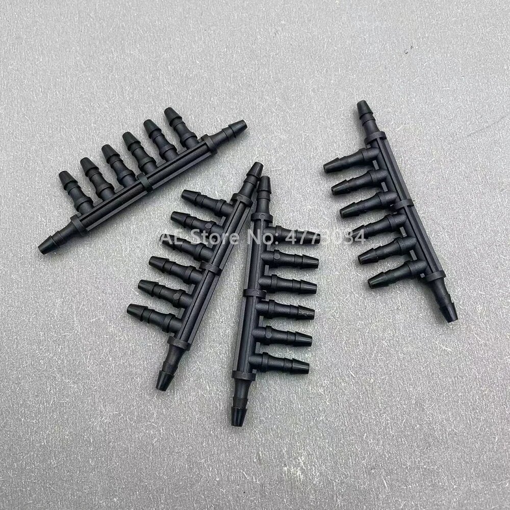 5 шт. соединитель для трубки чернил KSUMRET Ink tube clip Black 8 ways