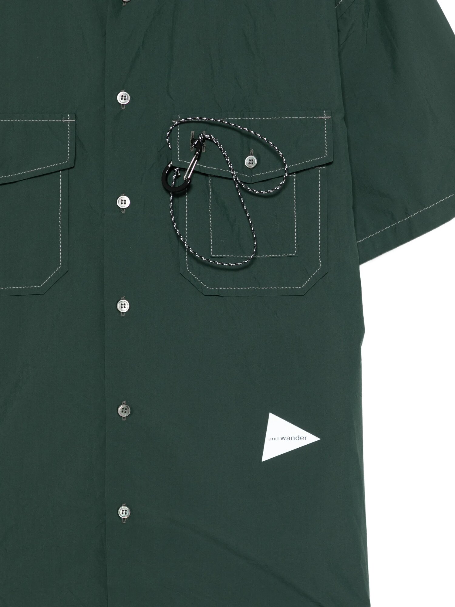 Рубашка And Wander Multiple-pockets shirt, размер M — фото 1