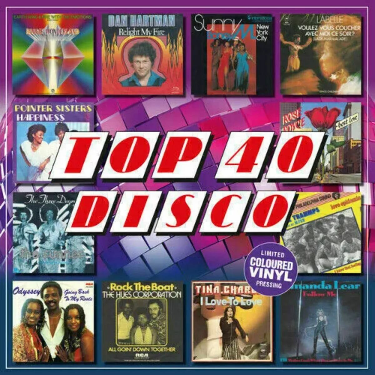 Виниловая пластинка Various "Top 40 - Disco" LP