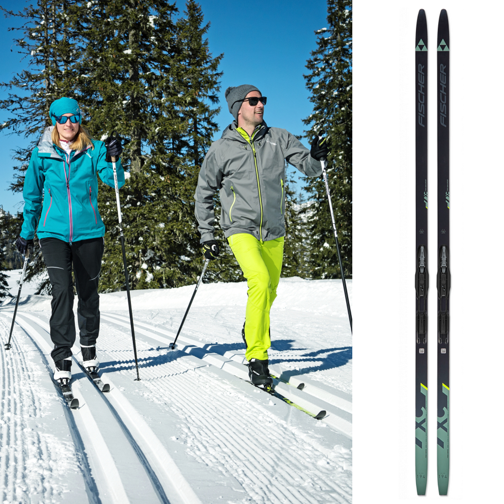 Беговые лыжи Fischer TWIN SKIN SPORT EF с креплениями Nordic Tour Step-In IFP 25-26 (184)