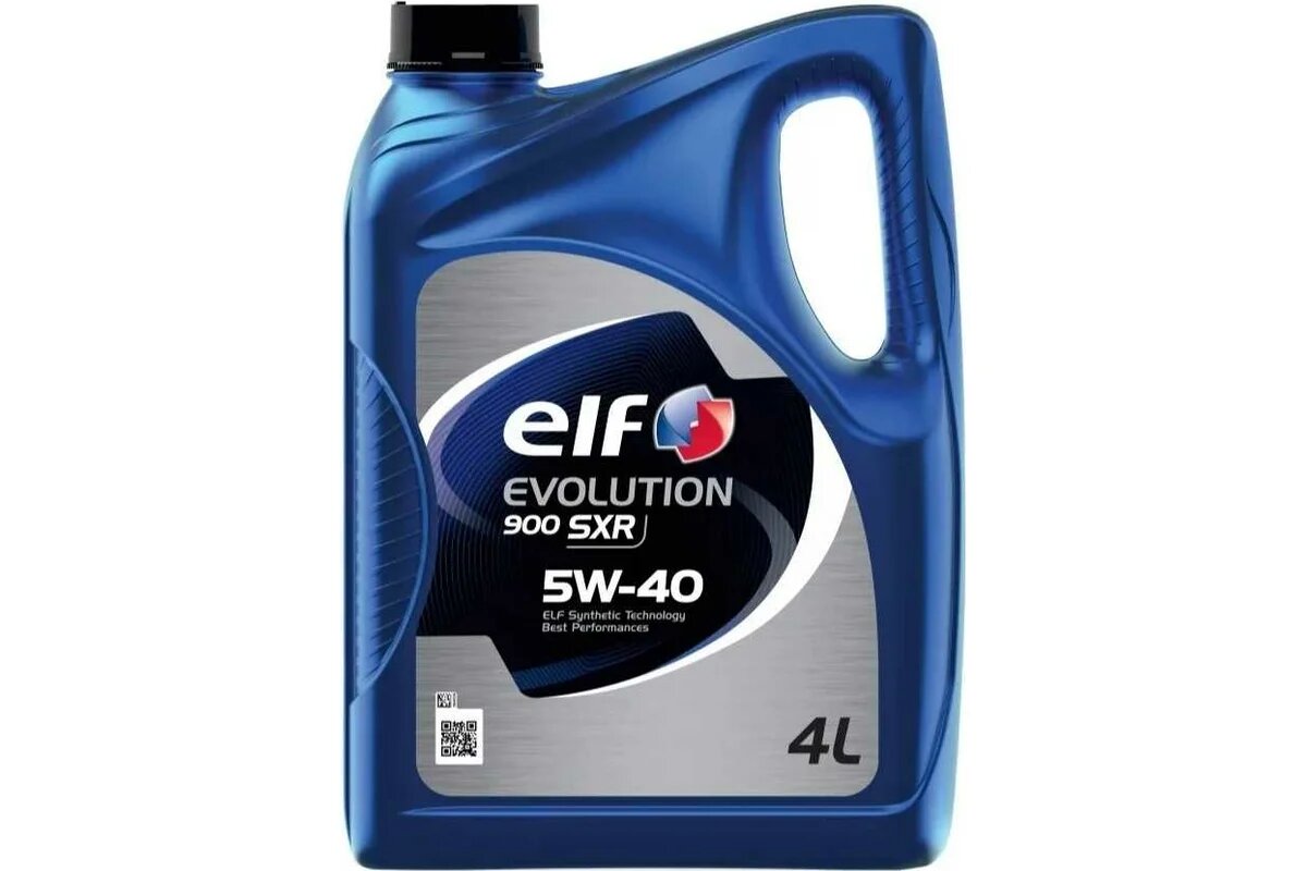 Масло моторное для 4-х тактных двигателей синтетическое ELF EVOLUTION 900 SXR 5W40 4 л, артикул 213914