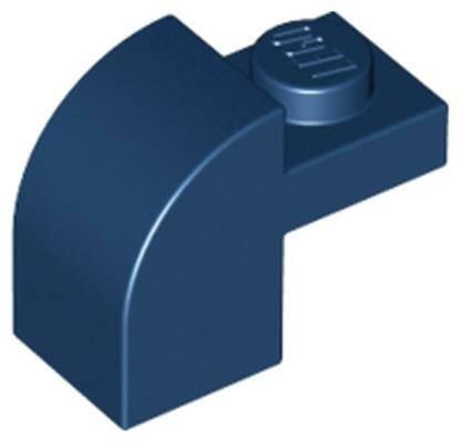 Деталь Lego 6091 Slope, Curved 2 x 1 x 1 1/3 with Recessed Stud