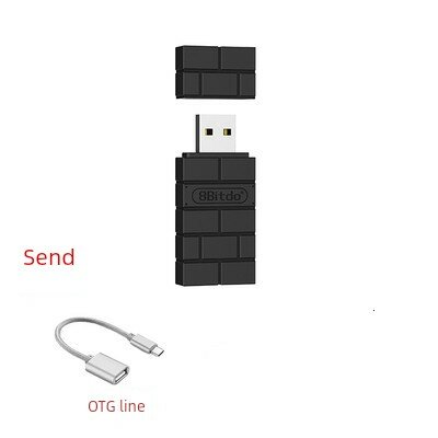 Адаптер контроллера 8BitDo Switch/XBOX, с кабелем OTG, 60-80 символов