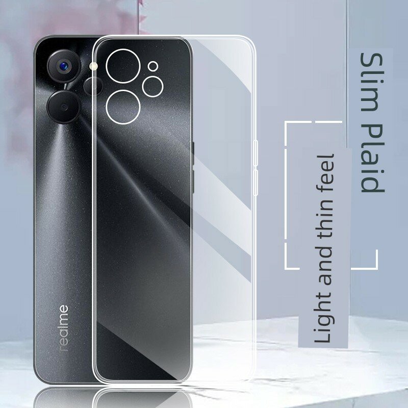 Realme 10 5G Полная защита объектива мягкий чехол - ультратонкий ТПУ прозрачный ударопрочный с защитой экрана