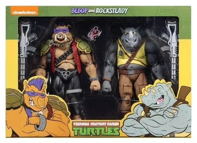 NECA, Teenage Mutant Ninja Turtles TMNT (Archie Comics) - 7" масштабная фигурка - Голова коровы против морды свиньи