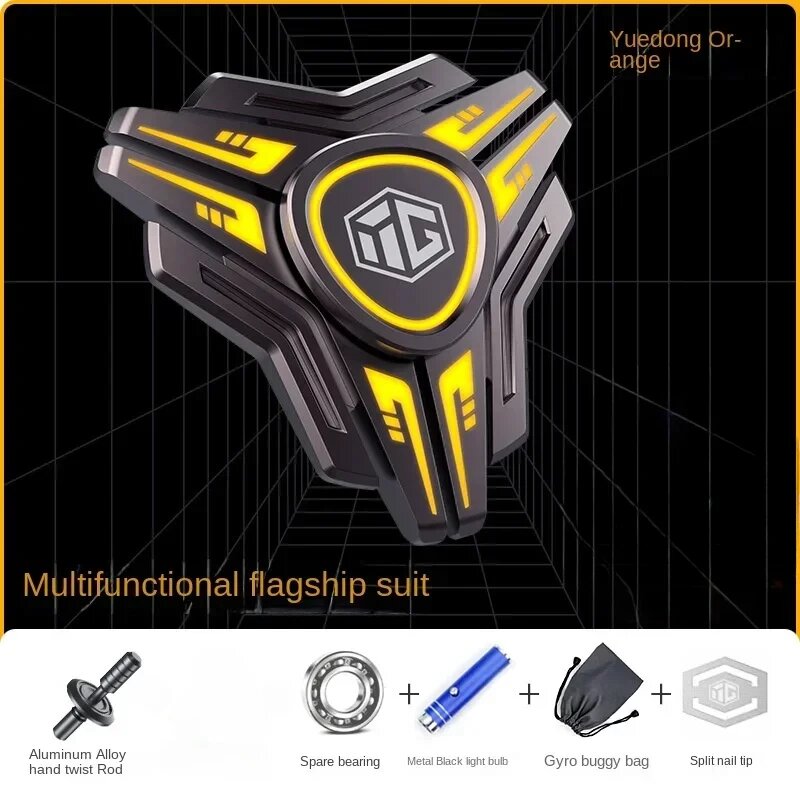 Спиннер Multifunction, синий, светящийся