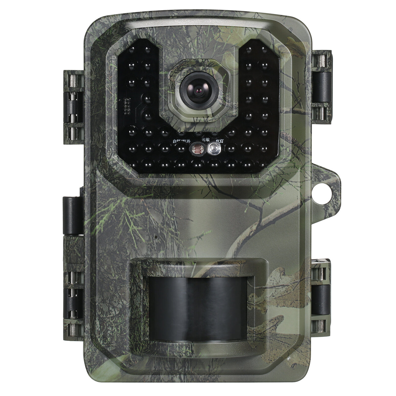 Камера для охоты Trail Camera 16MP 4K водонепроницаемая с ночным видением для мониторинга диких животных, IP66, 0.5s скорость триггера, 90° угол PIR сенсора, 43 IR светодиода, 2" TFT экран, 8 батарей AA, вес 276г, размер 13.5*10*7.5см