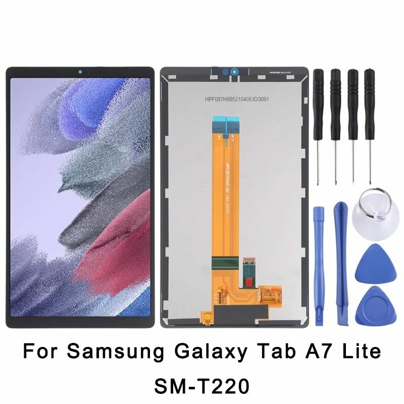 8.7" Дисплей для Samsung Galaxy Tab A7 Lite SM-T220 Wi-Fi/LTE в сборе с тачскрином, Черный