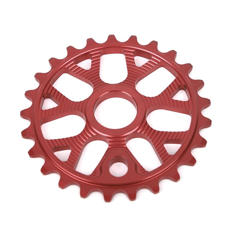 POLSO BMX звезда 25T/28T черная алюминиевая Красный, 25T, Red