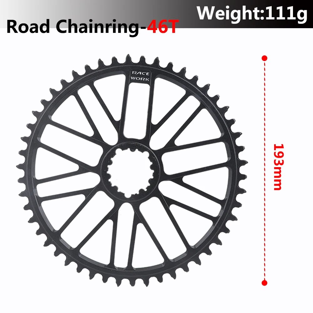 RACEWORK Цепная звезда для горного и шоссейного велосипеда Road 46T