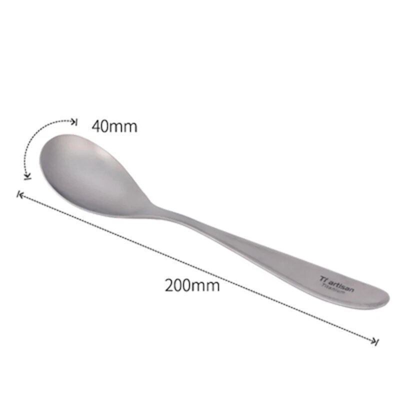 Титановая ложка Tiartisan 200 мм, 40 мм, Spoon