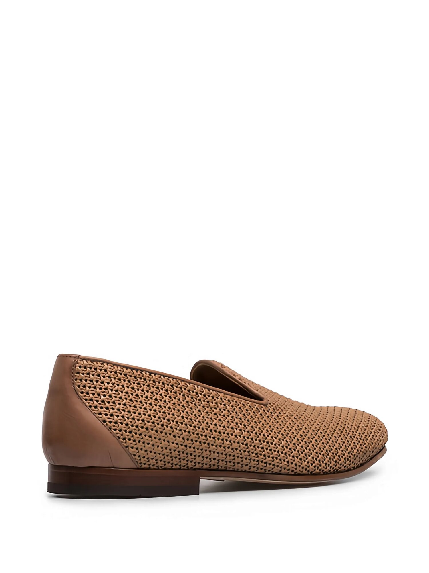 Лоферы STURLINI Woven raffia loafers, размер 43, brown — фото 1