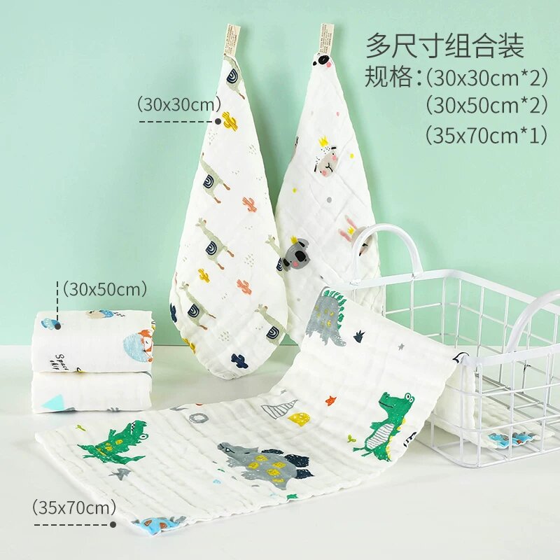 Марлевое полотенце для детей и взрослых, из чистого хлопка, для мытья лица и купания, большой размер, очень мягкое,