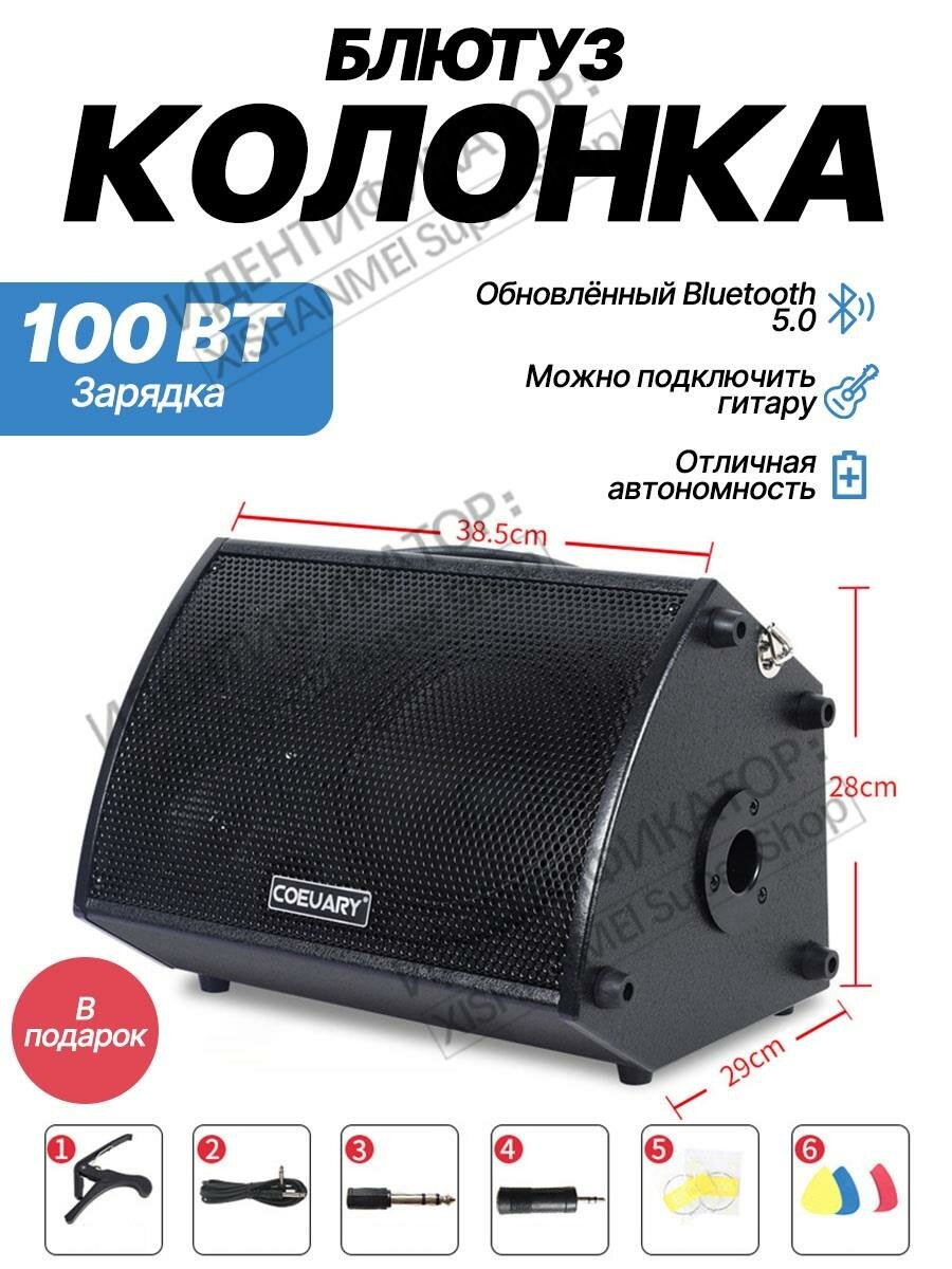 Гитарный комбоусилитель, Акустическая гитара саксофон динамик，Беспроводной Bluetooth