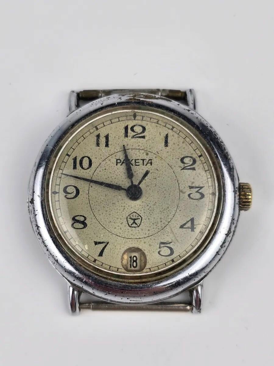 Винтажные часы наручные СССР "Ракета"