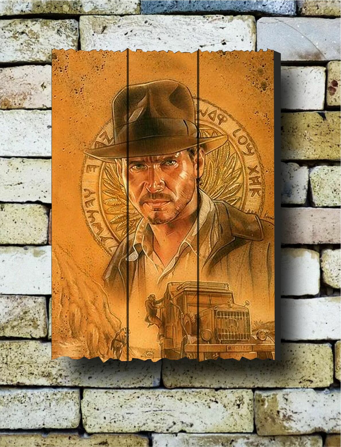 Картина на досках Индиана джонс 5 Indiana Jones Гаррисон Форд