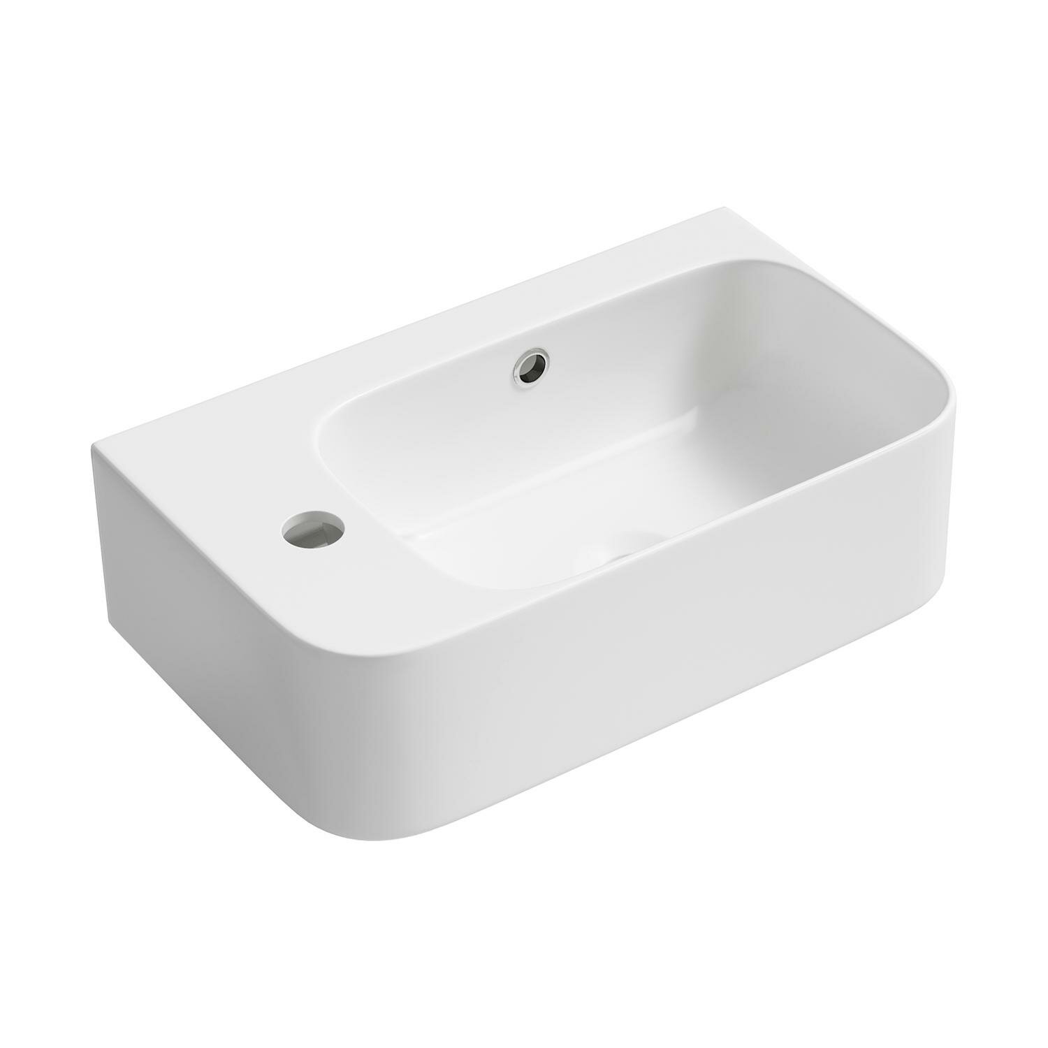 Раковина накладная Lavinia Boho Bathroom Sink 45 33311059 белая глянцевая, керамика