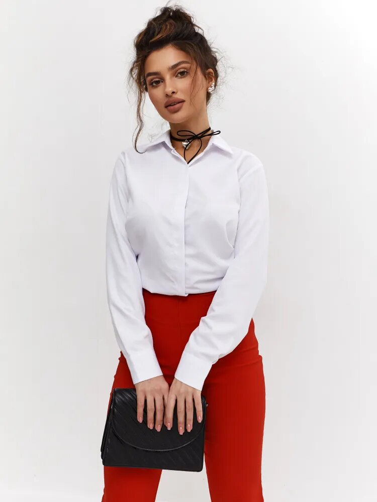 Рубашка Avron OVERSIZE оверсайз для школы и офиса