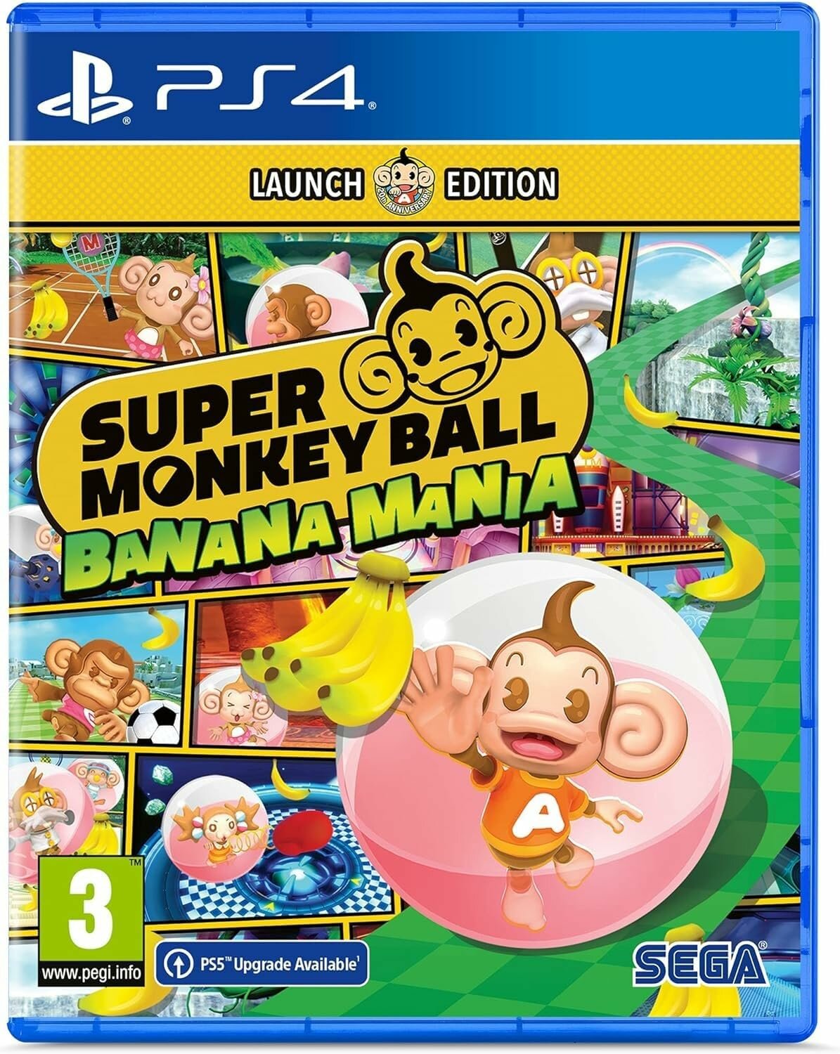 Игра Super Monkey Ball Banana Mania. Издание на диске. Английская версия на ps4/ps5.