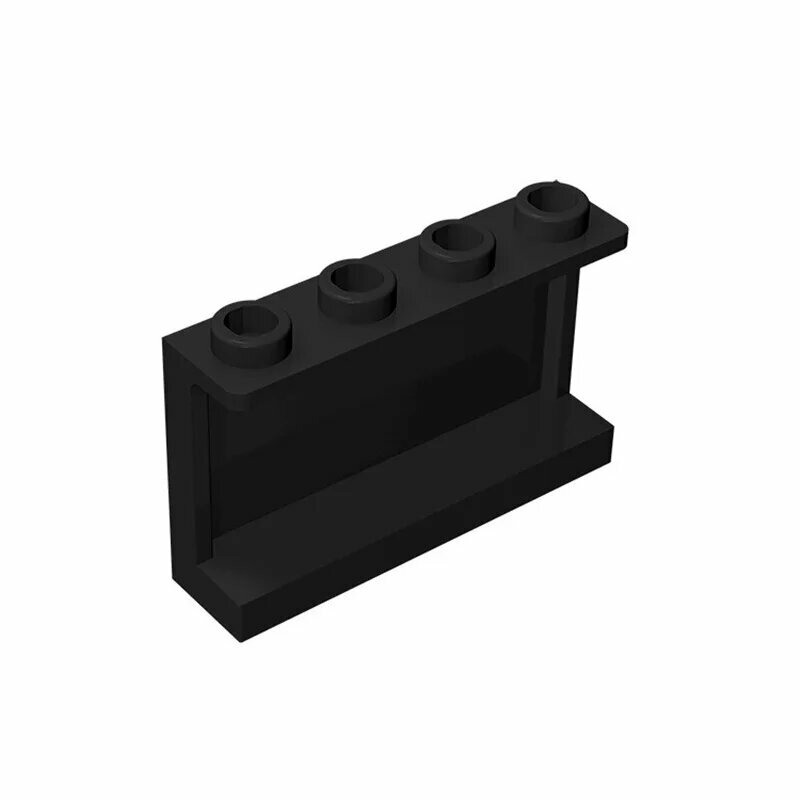 Черный LEGO® Brick 1x4 with Studs 26-Black