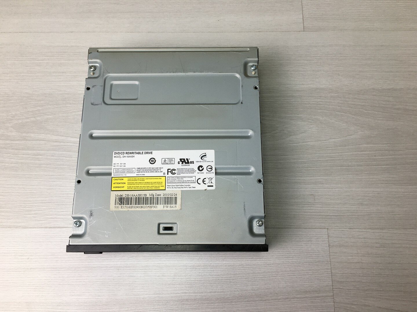 Оптический привод DVD ±R/RW CD-R/RW LiteOn DH-16AASH15B, SATA, черный
