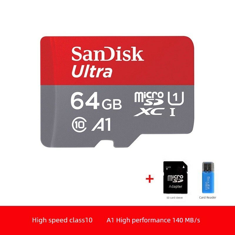 Карта памяти SanDisk TF 256 ГБ, карта памяти для мобильного телефона 128 ГБ, карта памяти для видеорегистратора 512 ГБ,
