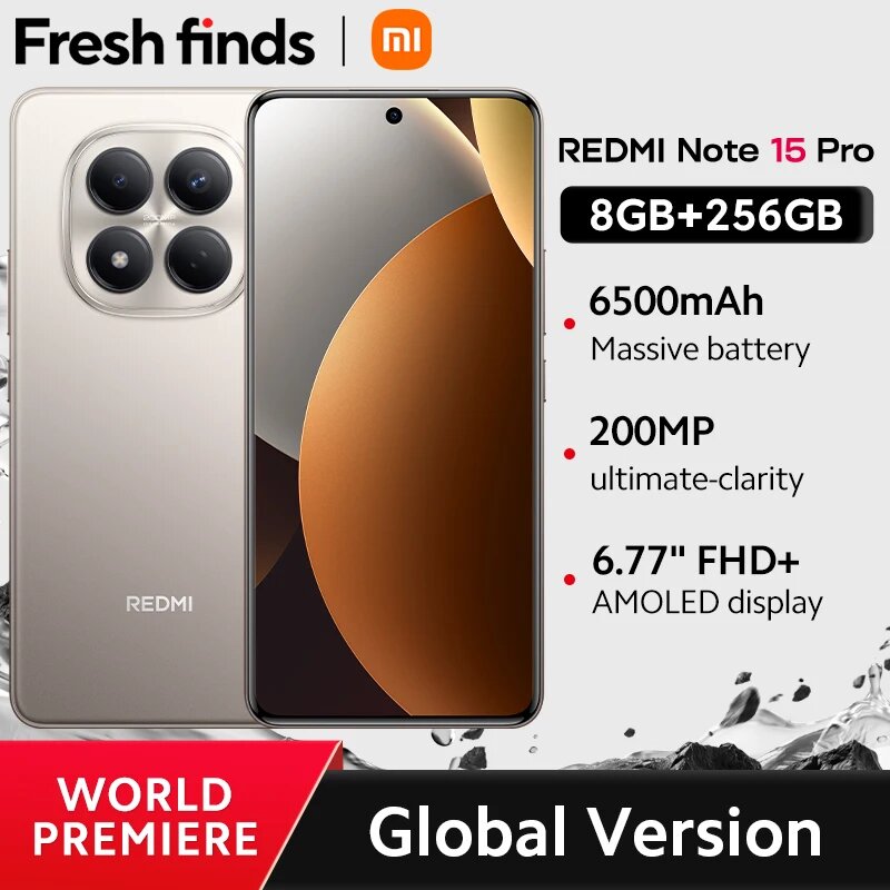Смартфон Xiaomi Redmi Note 15 Pro, 8/256ГБ, global